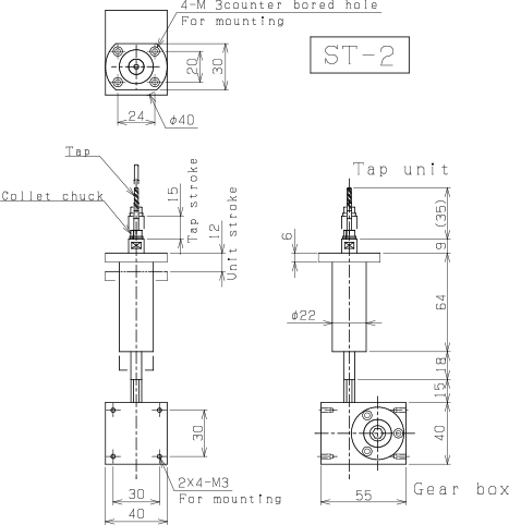 In-die tap unit | Tapping machines/ Cutting machines / Press machines ...